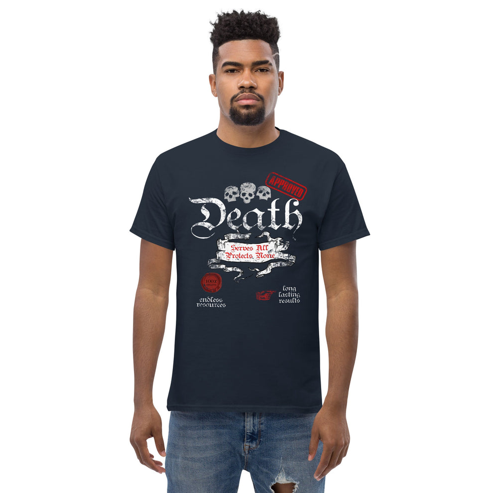 Death black humor t-shirt Funny tee shirt for halloween or everyday ...