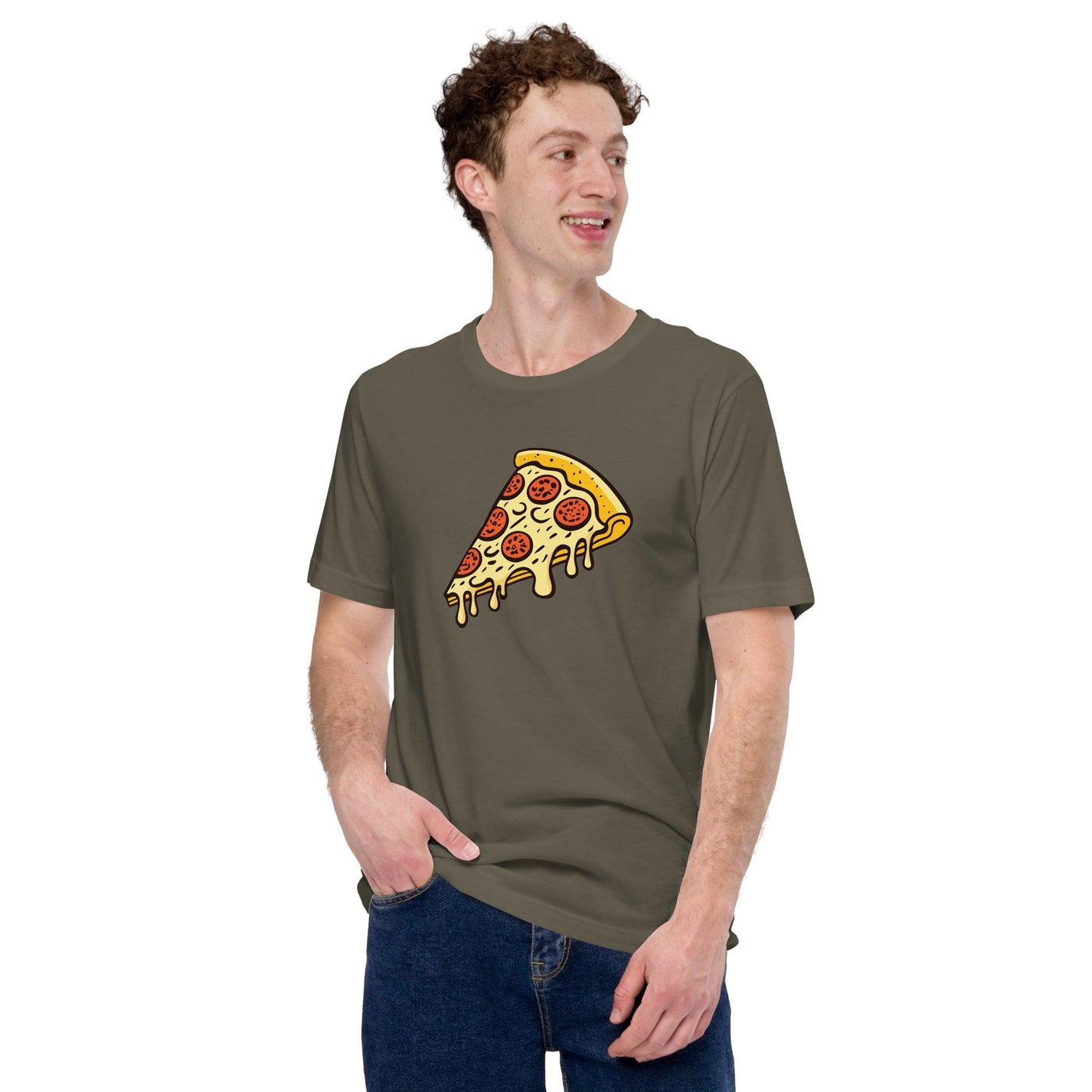 Pepperoni Pizza T-shirt – Scar Design